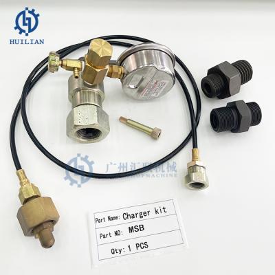 China MSB SAGA200 SAGA210 SAGA250 Hydraulic Hammer Spare Parts Charging Kit Apply Hydraulic Rock Breaker Charger Kit Complete Assembly for sale