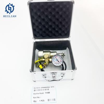 China Nitrogen Gas THBB THBB101 THBB301 THBB401 THBB801 THBB1400 Charging Kit With Cross Head Plat Head for Hydraulic Breaker Hammer for sale