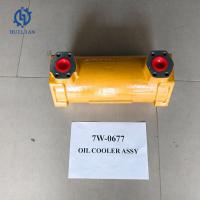China Excavator Engine Oil Cooler Assy 7W-0677 7W0675 7W0205 7W0206 for CATE Excavator for sale