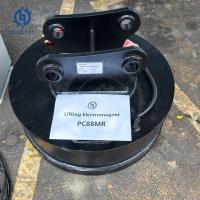 China Excavator Attachment Lifting Electromagnet Lifting Magnet for 5-10 Ton Excavator for Komatsu PC88MR for sale