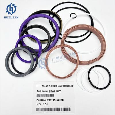 China 707-99-64180 Hydraulic Cylinder Seal Kit For Komatsu PC200 PC220 Excavator Arm Boom Bucket Repair Spare Parts for sale