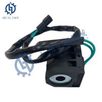 China 24V VDL24 DDL24 Solenoid Valve Coil for DOOSAN DX300LC S300LC-V S170LC-V 255LC-V Excavator Parts for sale