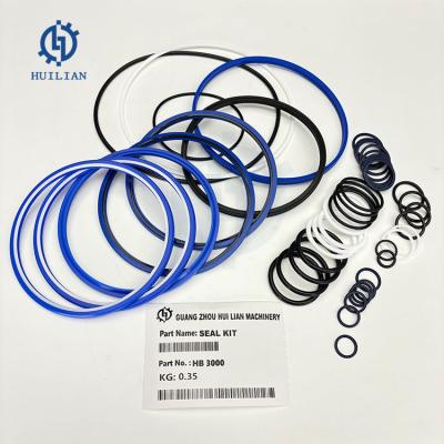 China HB3000 HB3600 HB4100 Hydraulic Hammer Breaker Cylinder Rubber Repair Seal Kit for sale