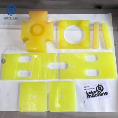 China HB4700 shock Absorber Hydraulic Breaker Upper Down Cushion Side Damper For Excavator Spare parts for sale