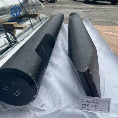 China V32 V43 V45 Hydraulic Breaker Spare Parts H-Wedge Chisel Rock Hydraulic Hammer For Construction Machinery for sale