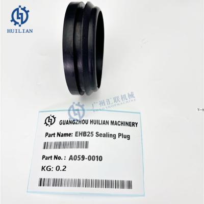 China Everdigm EHB25 Hydraulic Breaker Parts Rubber Seal Plugs A059-0010  Hammer Cylinder Parts for sale