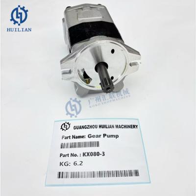 China Excavator Construction Machinery Parts Hydraulic Pump Gear Pump KX080-3 Gear Pump for Manufacturers for sale