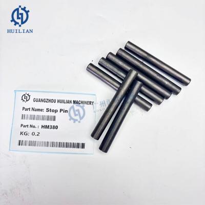 China Hammer Stop Pin HM380 Hydraulic Breaker Stop Pin For Excavator Spare Parts for sale
