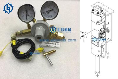 China Daemo Hydraulic Breaker Spare Parts Alicon DMB Nitrogen Gas Charging Device for sale