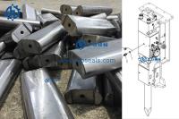 China High Strength Hydraulic Breaker Spare Parts Chisel Retainer Pin Aging Resistant for sale