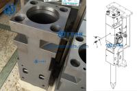 China Open Type Hydraulic Breaker Spare Parts Front Head Cylinder Used In Hammer for sale