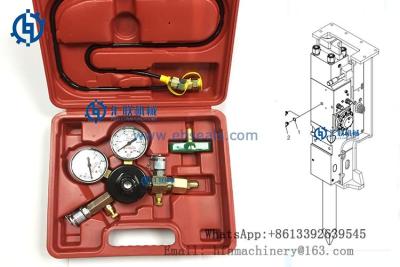 China Daemo Alicon Hydraulic Hammer Nitrogen Charge Kit  Gauge Meter High Accuracy for sale