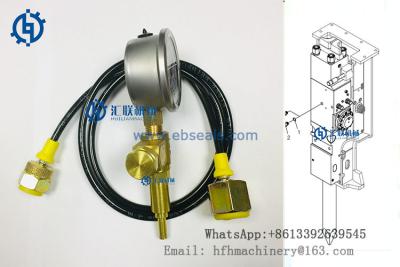 China Toku Hydraulic Breaker Spare Parts N2 Gas Accumulator Charge Fittings for sale