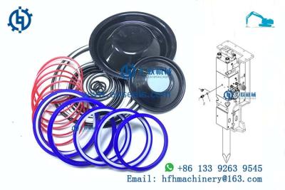 China H140C H140D Hydraulic Hammer Parts , Excavator Cylinder Seal Kits for sale
