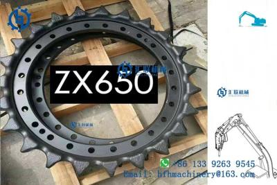 China Zaxis ZX650 Excavator Drive Sprockets , Hitachi Digger Parts ZX650LC ZX670 for sale
