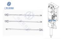 China MB1700 Hydraulic Breaker Spare Parts Construction Machinery Bolt With Nut for sale