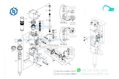 China SB70 SB81 SB85 SB100 SB121 SB130 Soosan Breaker Parts Hydraulic Hammer Repair Kit for sale