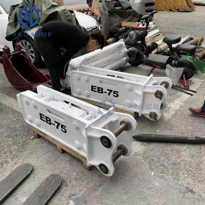 China Open Top Type Hydraulic Rock Breaker Jack Hammer SOOSAN SB43 For Excavator 6-9 Ton Attachment Construction Demolition for sale