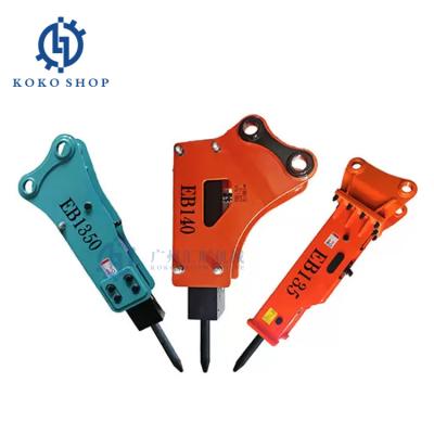 China Top Side Type Hydraulic Jack Rock Breaker Hammer 140mm Chisel SB81 SOOSAN Attachment For Excavator 18-26 Ton for sale