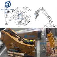 China Top Side Box Silence Type Rock Breaker Hydraulic Jack Hammer Furukawa For Attachment Excavator 45-60 Ton for sale