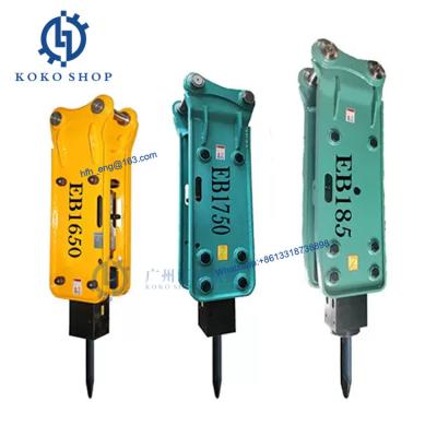 China Giant EB185 Top Side Box Silence Type Rock Breaker Hydraulic Hammer Soosan For Excavator 45-60 Ton for sale