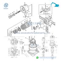 China 401-00482 Doosan Excavator Swing Device Slewing Motor Hydraulic Parts 40100482 for sale