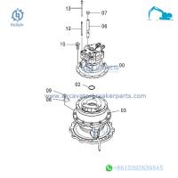 China 14598751 EC EC290B EC290C FC3329C Excavator Swing Motor VOE14598751 for sale