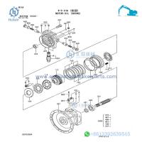 China Hitachi 4616985 Swing Motor Hydraulic Oil ZX330-3 ZX330-5G ZX350-3 ZX350K Excavator Slewing for sale