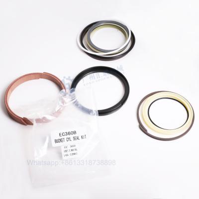 China EC EC360B 145 - 12961 Excavator Bucket Seal Kit For Hydraulic Cylinder for sale