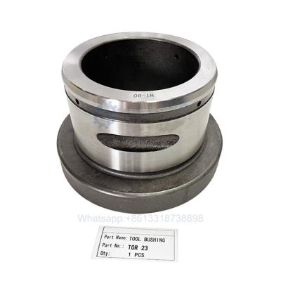 China Hydraulic Breaker Spare Parts Komac Lower Bush TOR23 Tool Bush Hammer Outer Bushing for sale