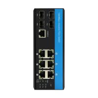 China 10/100/1000Mbps 4SFP Gigabit Managed Gigabit Ethernet Switch 6RJ45 for outdoor for sale
