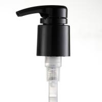 China Black Screw Lock 33/410 Body Lotion Pump With Custom Logo for sale
