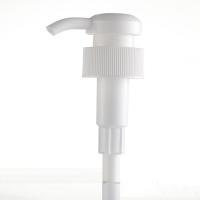 China White Half Long Mouth Portable Plastic Lotion Pump Head For Shampoo for sale