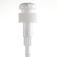 China White Half Long Mouth Portable Plastic Lotion Pump Head For Shampoo for sale
