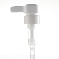 China 33/410 Ribbed Closure Plastic Lotion Pump with Open Close Nozzle 75 for sale