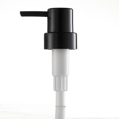 China Black Glossy PP Lotion Dispenser Pump Customization 33mm for sale