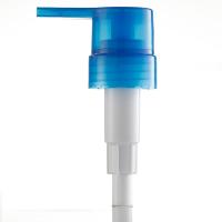 China Customized Blue Plastic Cosmetic Lotion Pump For Bottle 33mm for sale