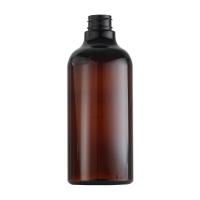China Wholesale Brown PET Plastic Shampoo Bottle 500ml Custom Logo Eco Friendly for sale