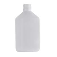 China Hot Selling 300ml White Square High Density Polyethylene Plastic Shampoo Bottle for sale