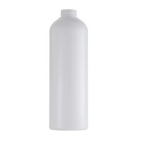 China 750ml Amber PET Plastic Bottle for Washing and Care Custom Logo for sale