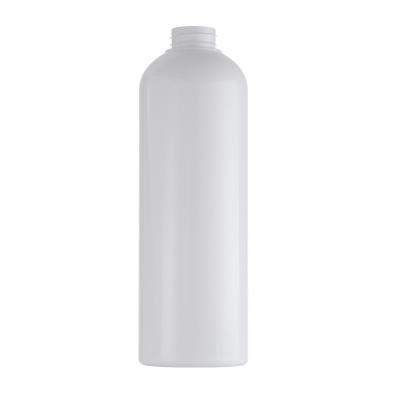 China 750ml Amber PET Plastic Bottle for Washing and Care Custom Logo for sale