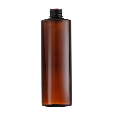 China PET 300ml Trigger Spray Bottle Amber Brown Black White Empty Alcohol Plastic Hair Gel for sale