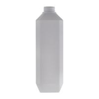 China Wholesale 700ml PET Plastic Lotion Pump Bottle Square Shampoo Container with Custom Colors for sale