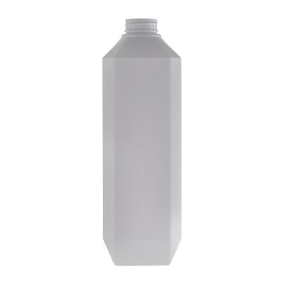 China Wholesale 700ml PET Plastic Lotion Pump Bottle Square Shampoo Container with Custom Colors for sale