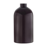 China Dark Purple Large Capacity Plastic Lotion Bottle PET PCR PP Material for sale