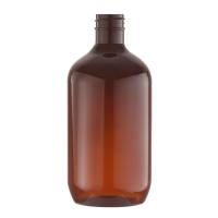 China Dark Brown Translucent PET Foam Pump Bottle 900ml for Body Wash Shampoo for sale