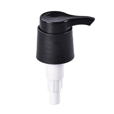 China 32/410 High Neck Plastic Lotion Dispenser Pump 2g Output Black White for sale