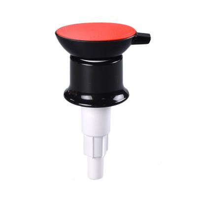 China 33/410 32/410 Plastic Lotion Dispenser Pump Red Black Color for PET Bottles for sale