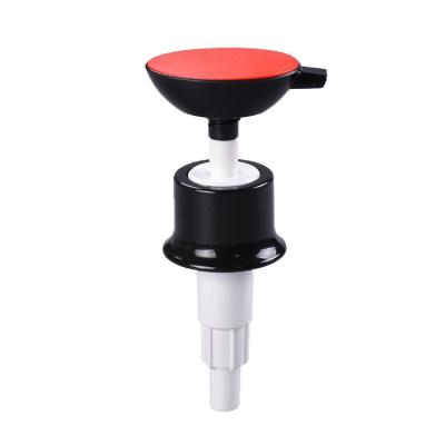 China Red 28/410 Plastic Lotion Dispenser Pump For Shower Gel Bottles for sale