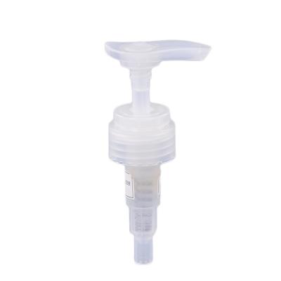 China Transparent 24mm Twist Lock Plastic Lotion Pump 2cc for 28/410 Bottles for sale